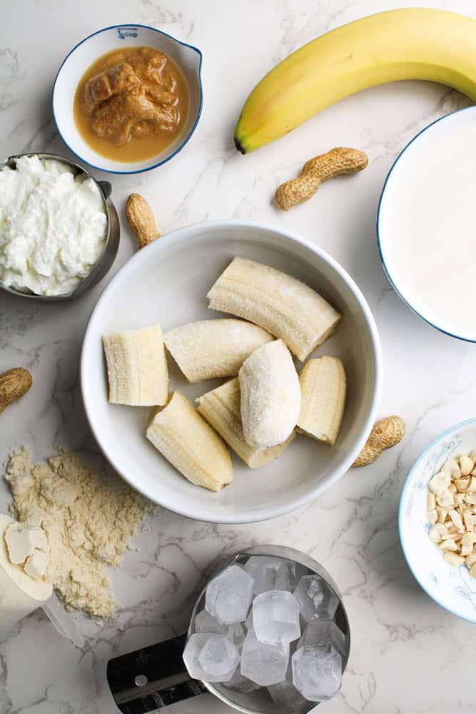 Peanut Paradise Tropical Smoothie - Audreythena Food Goddess